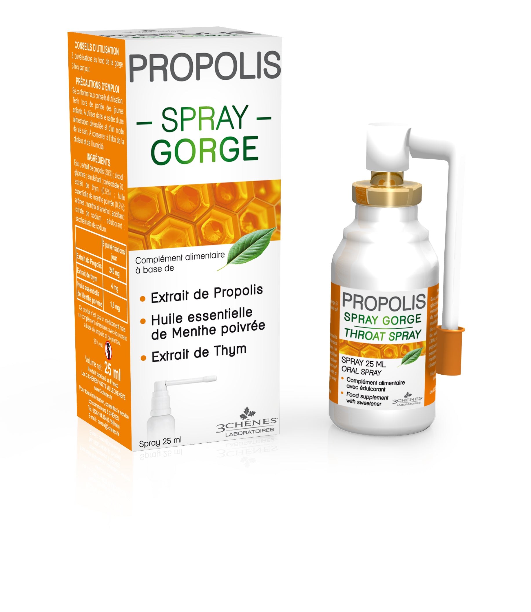 3 Chenes Propolis Spray Buccal 25Ml – Scott Home Delivery