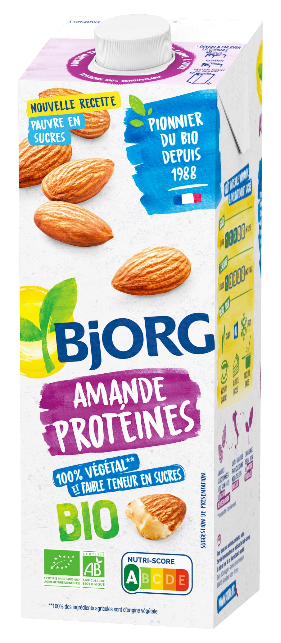 Bjorg Boisson Amande Protein 1L – Scott Home Delivery