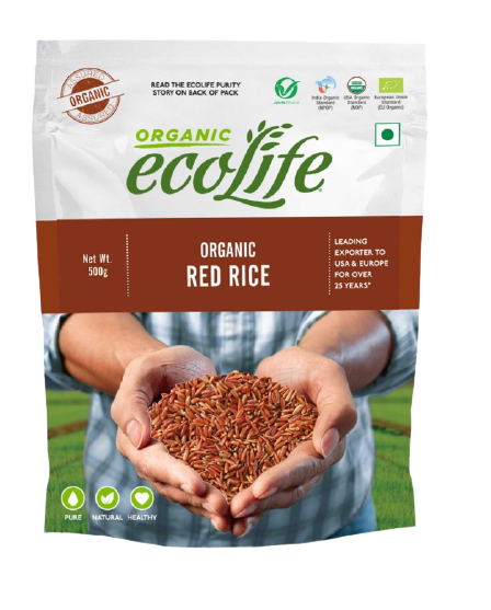 Ecolife Organic Red Rice 500g – Scott Home Delivery