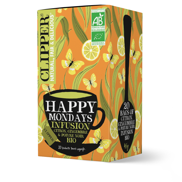 Clipper Infusion Happy Mondays 45g – Scott Home Delivery