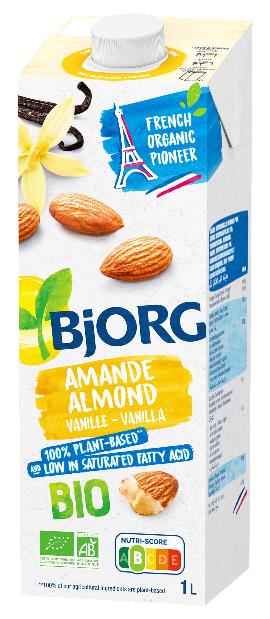 Bjorg Boisson Amande Vanille 1L – Scott Home Delivery