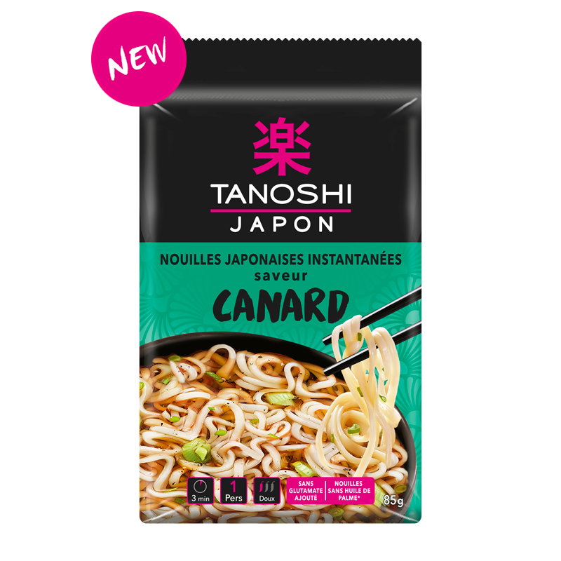 Tanoshi Nouilles de Blé saveur Canard 85g – Scott Home Delivery